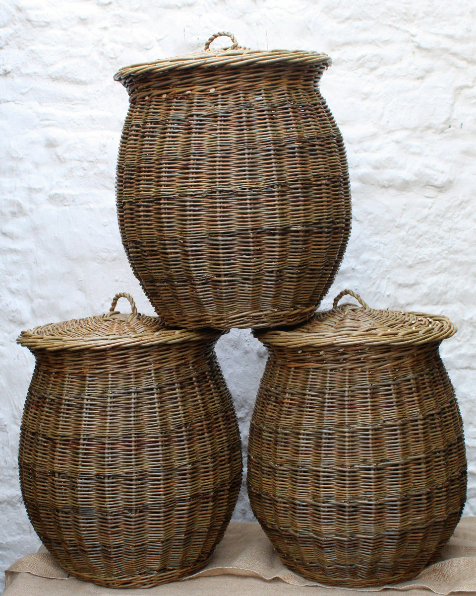 Barrel Linen Basket – John Cowan Baskets